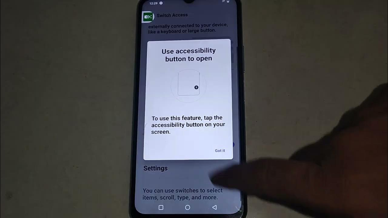 Vivo Y21A me switch access setting set kaise kare,how to set switch access setting Vivo Y21A ...