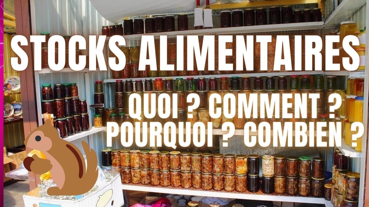 Stockage alimentaire : le quotidien d'une famille ordinaire qui fait ...