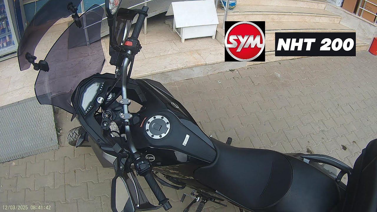 SYM NHT 200 - SJCAM SJ8 Dual Screen - Deneme Sürüşleri -2 - YouTube