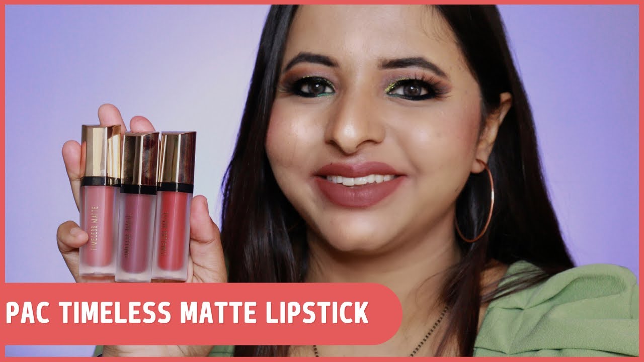 PAC TIMELESS MATTE LIQUID LIPSTICK || MAC SHADE - NC 40 || - YouTube