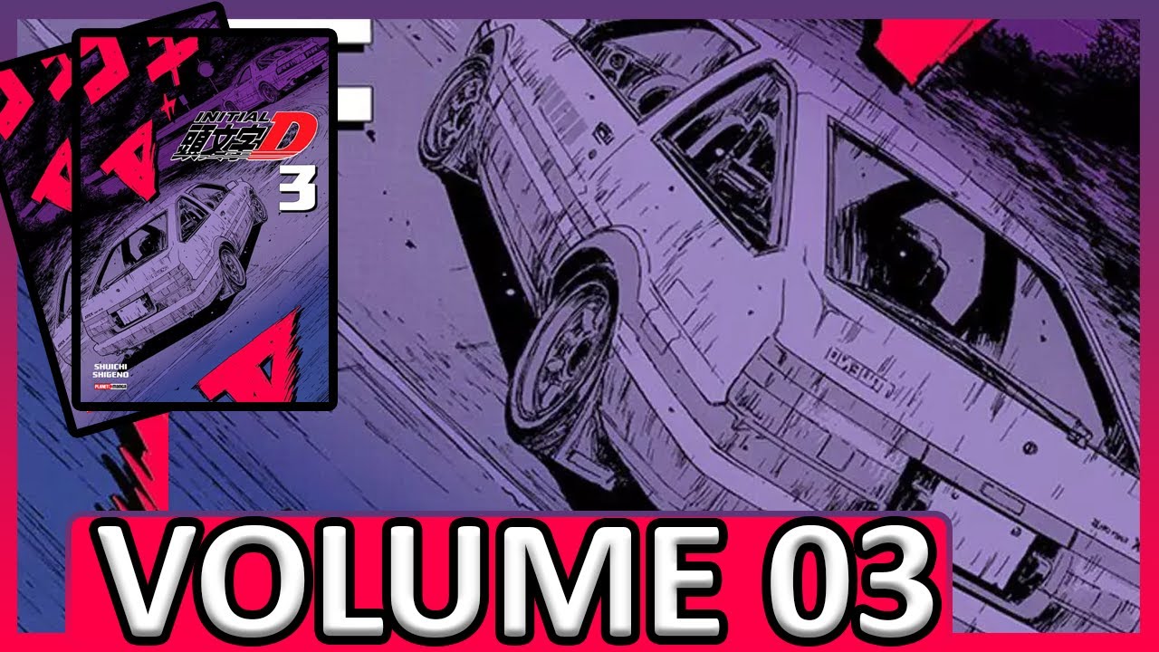 INITIAL D VOL 3 | UNBOXING E REVIEW DO MANGÁ - YouTube