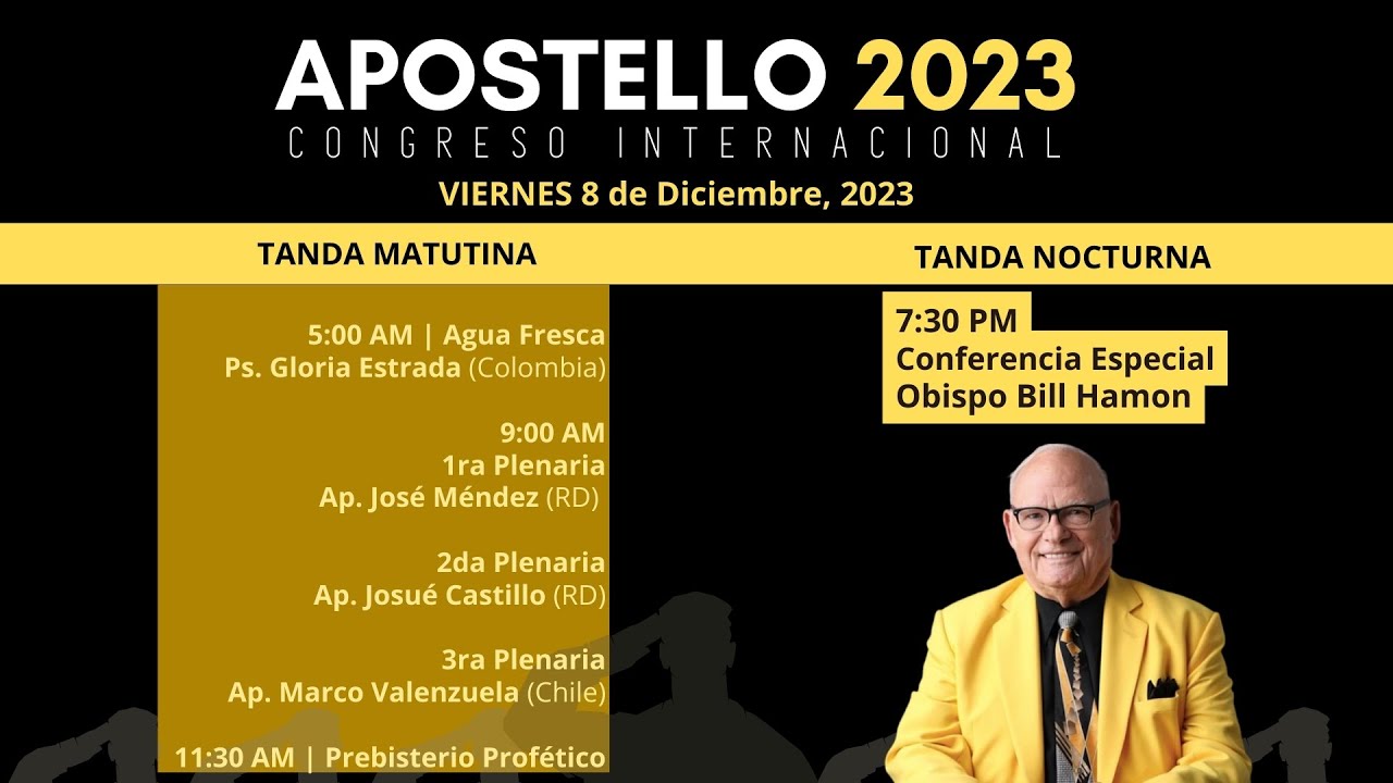 Congreso Apostello 2023- Plenarias Viernes 8 de Diciembre - YouTube