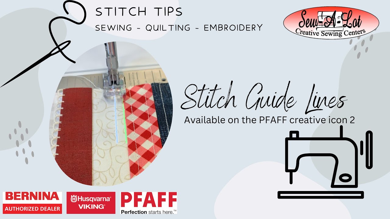 An Intro to the Stitch Guidelines on the PFAFF creative icon 2 - YouTube