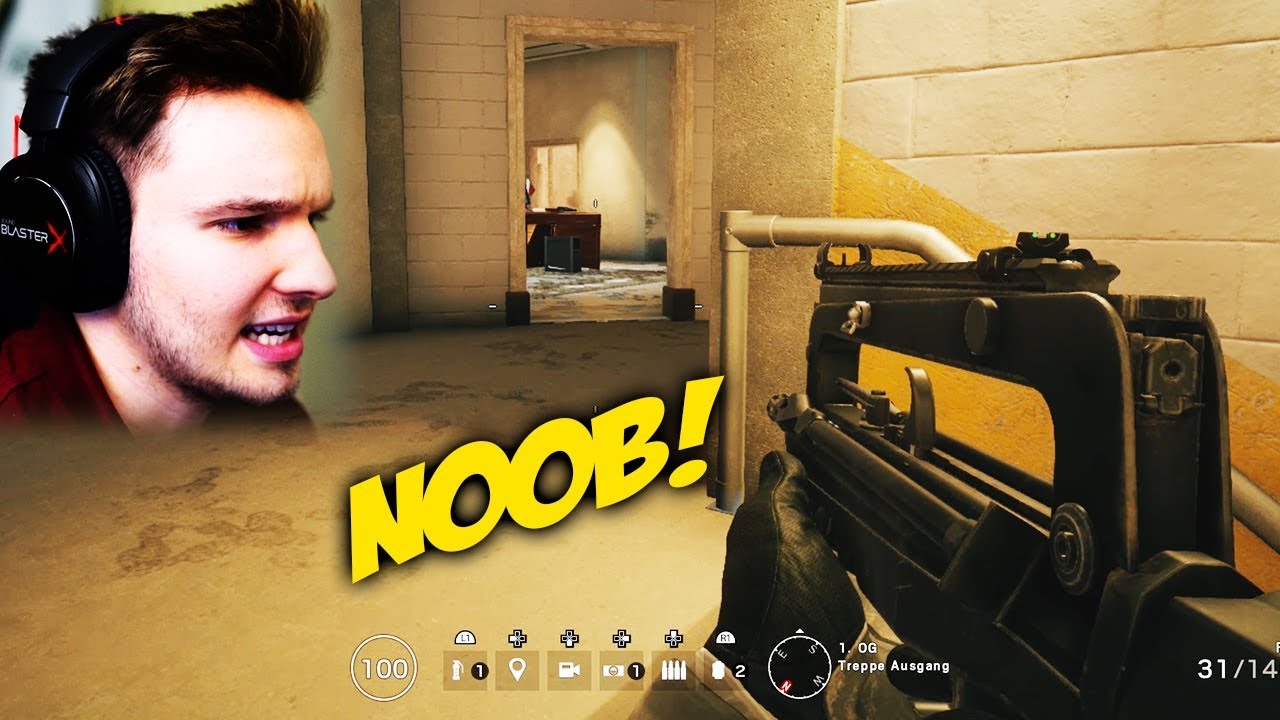 NOOB SPIELT RAINBOW SIX ?!? | Tom Clancy's Rainbow Six Siege - YouTube