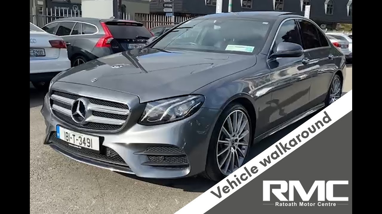 Mercedes Benz E Class E220 D AMG LINE PREMIUM 4DR AUTO - YouTube