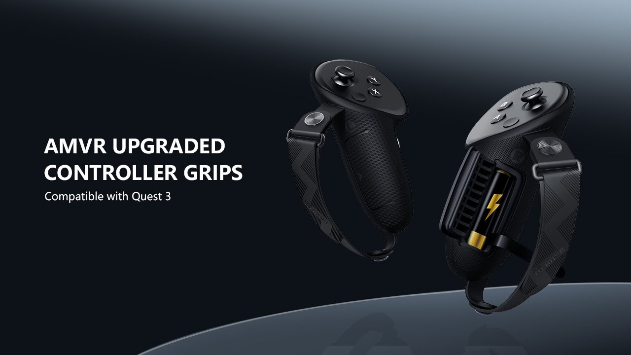AMVR Controller Silicone Grips Cover for Quest 3 - YouTube