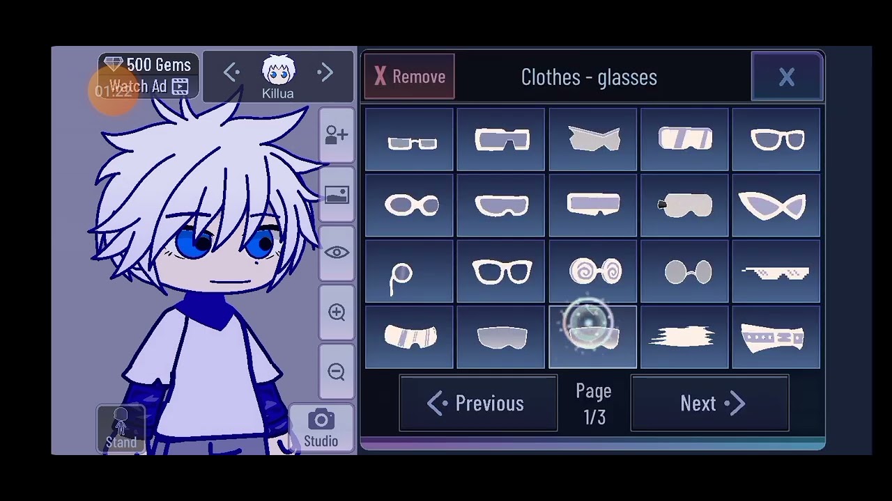 How to make killua in gacha club - YouTube