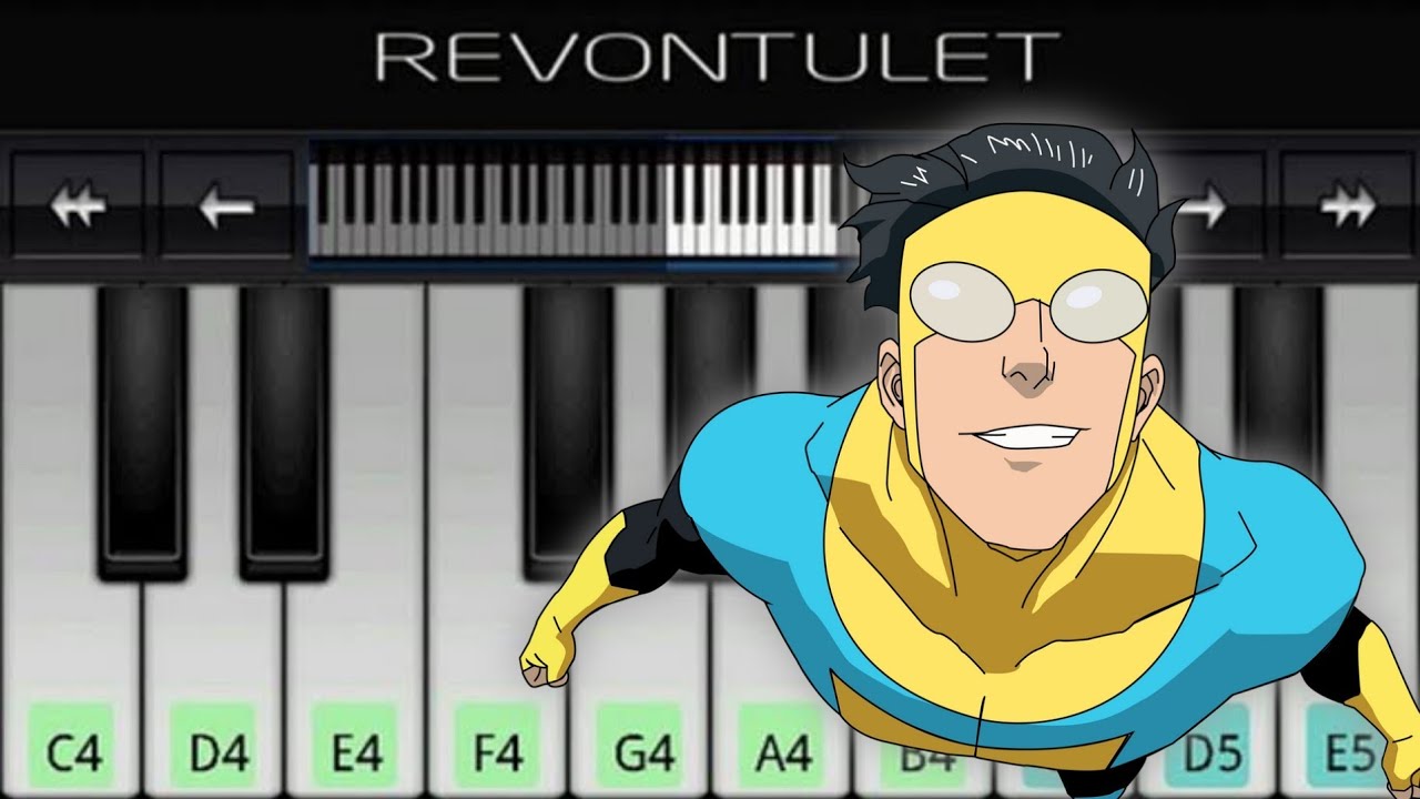 Invincible Theme | Easy Piano Tutorial | Perfect Piano - YouTube