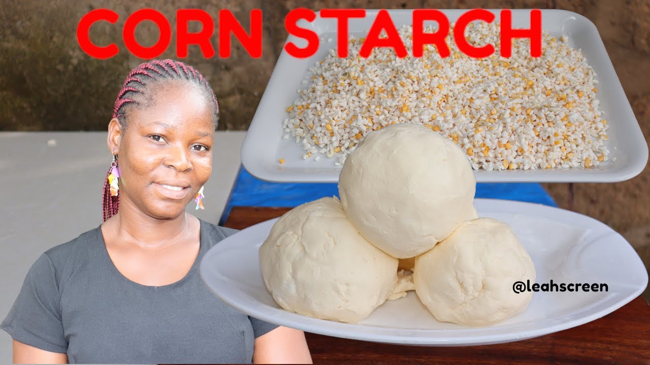 HOW TO MAKE CORN STARCH FOR PAP /AGIDI / AKAMU | FERMENTED CORN DOUGH ...