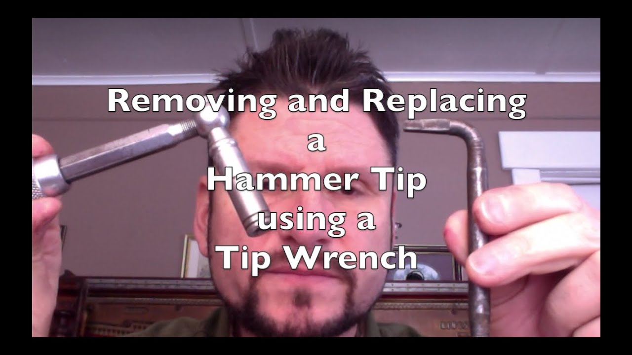 How to Fix a Loose Tuning Hammer Tip - YouTube