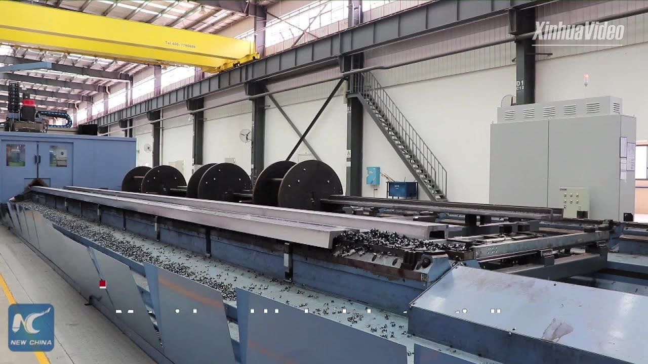 China's first intelligent maglev track production line put into ...