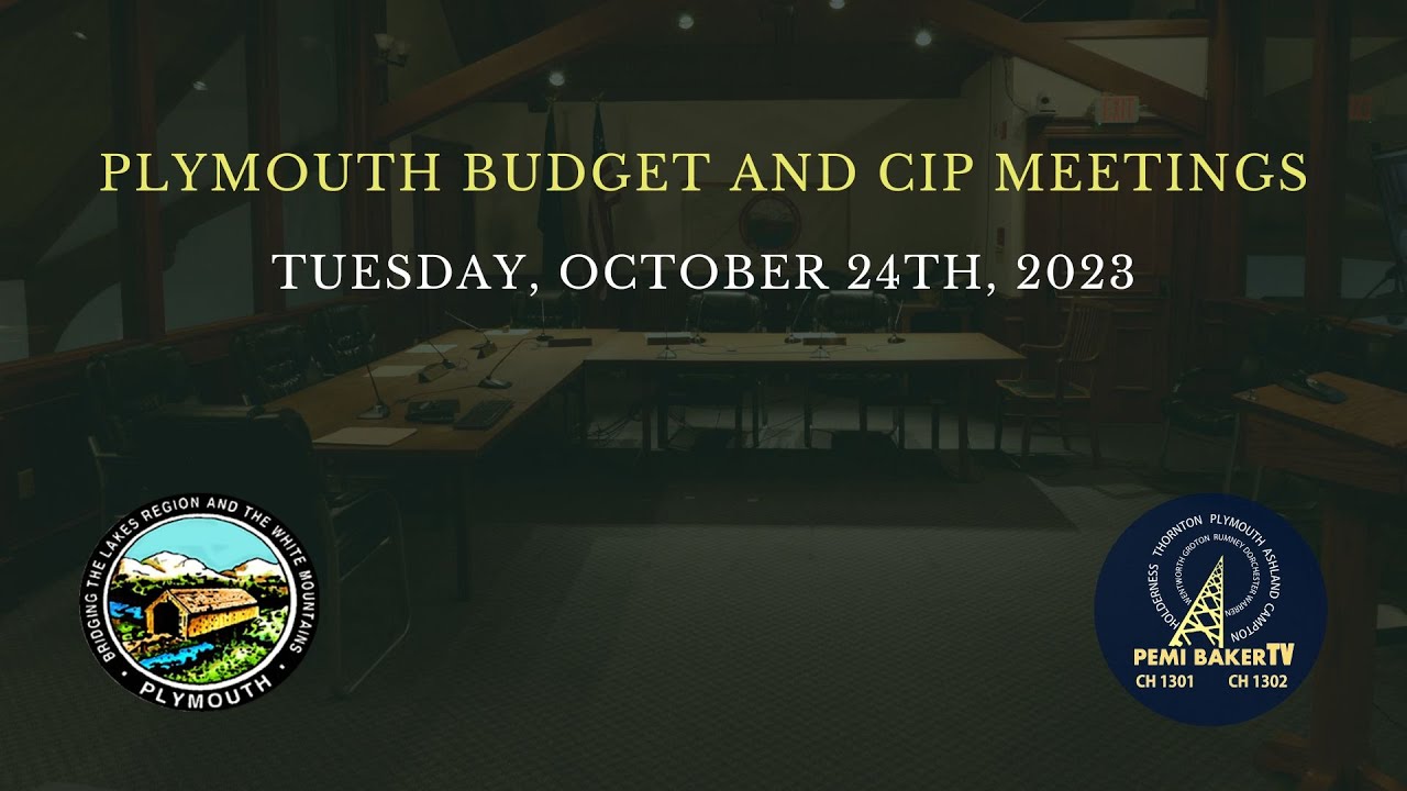 Plymouth CIP Commitee Meeting - YouTube