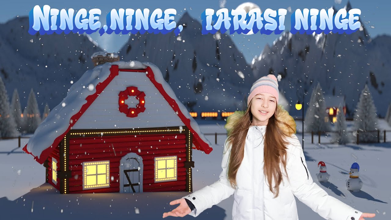 Ninge, ninge, iarăși ninge. Cântec de iarna pentru toti cu Alexandra ...