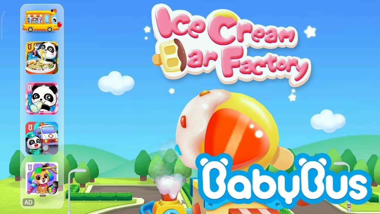 Little Panda’s Summer: Ice Cream Bars - BabyBus Android Gameplay - YouTube