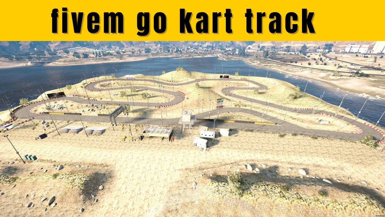 Fivem GO Kart Track Interior & map for FIVEM MLO | GTA V - YouTube