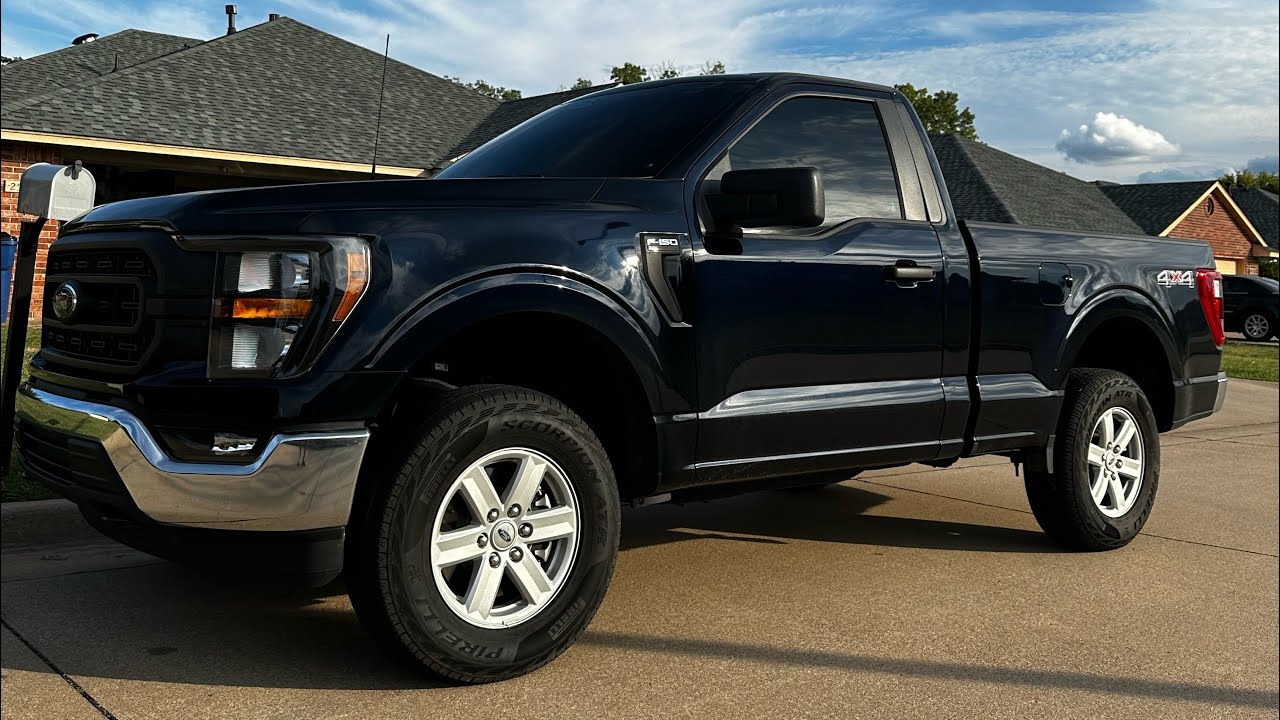 2023 F150 Single Cab 4x4 Rear Block Removal - YouTube