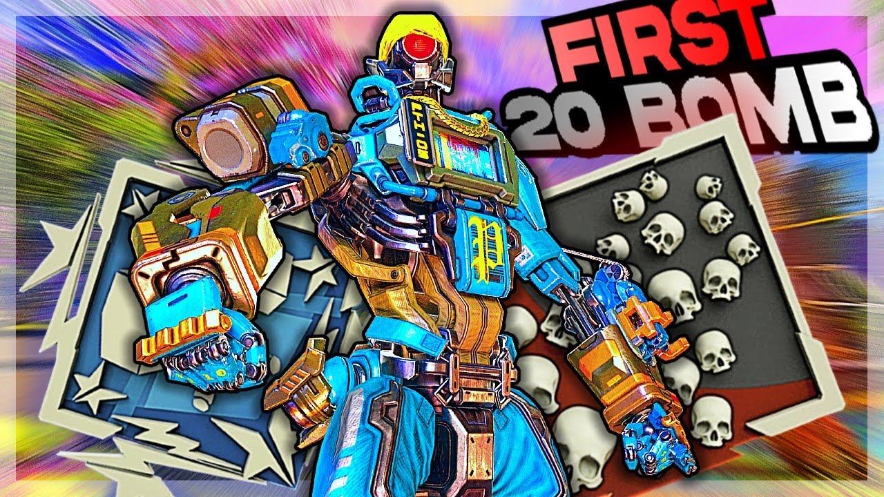 I Went CRAZY To Drop My FIRST 20 BOMB | Apex Legends Insane Pathfinder ...