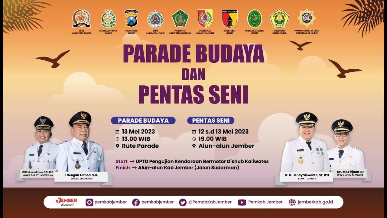 Parade Budaya Kabupaten Jember - YouTube