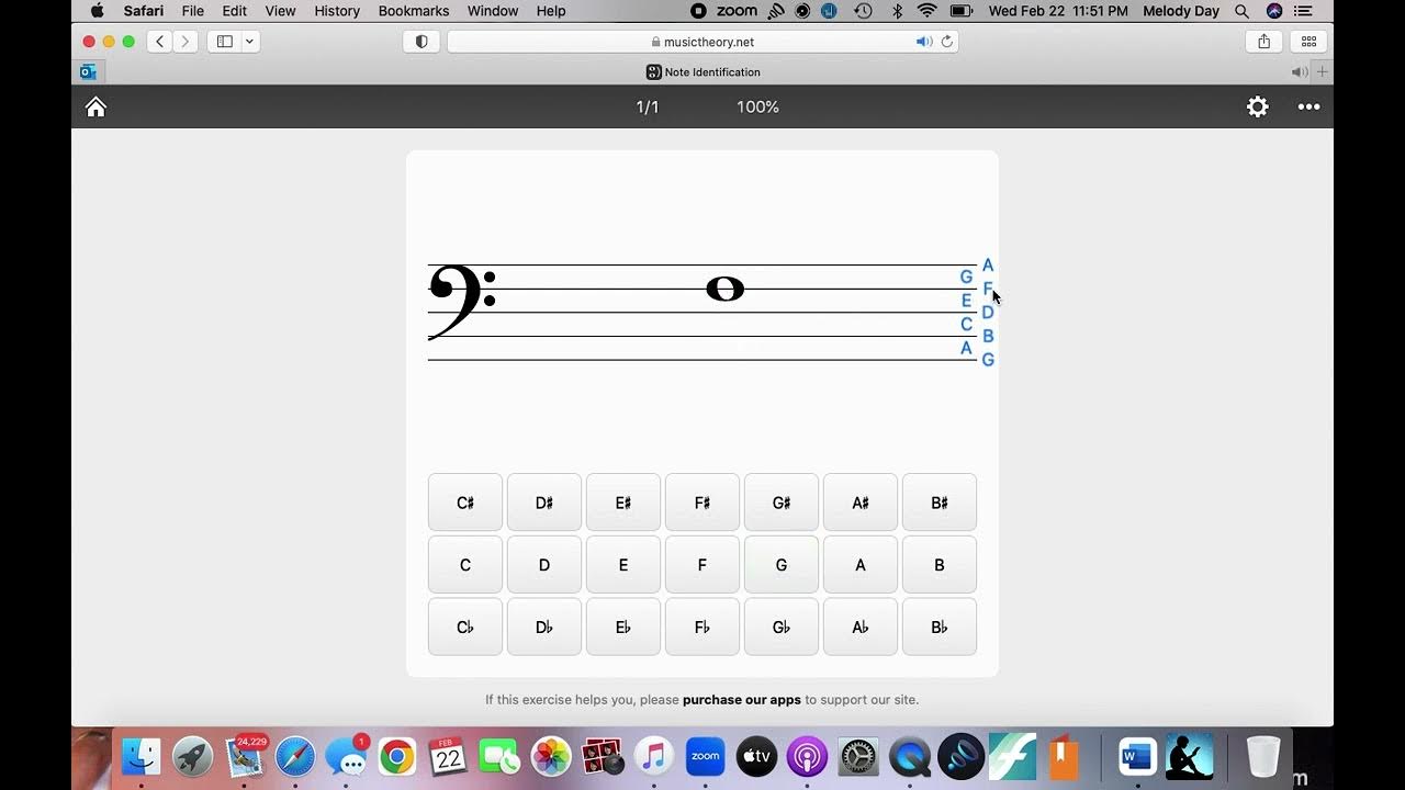 Bass Clef Note Identification - YouTube