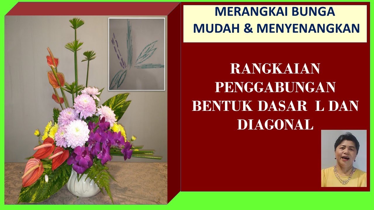 Merangkai Bunga Mudah & Menyenangkan, Rangkaian Penggabungan Bentuk ...