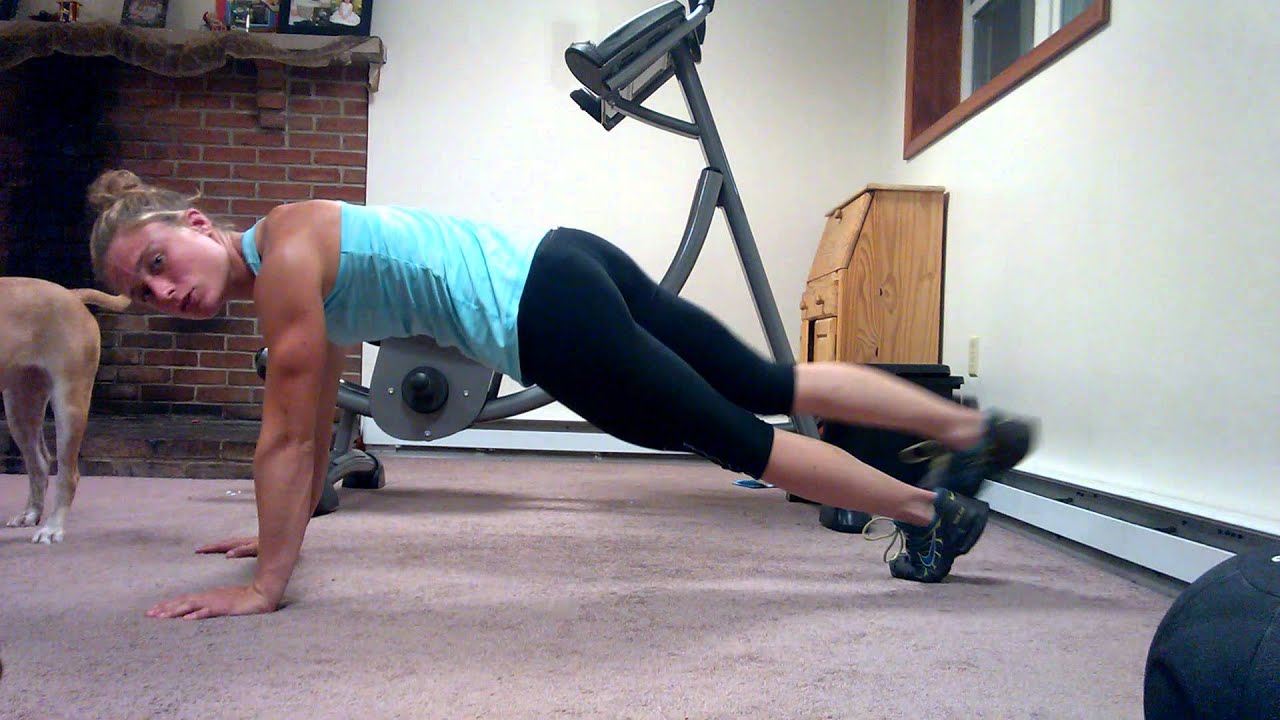 2 of 4 Bodyweight Exercises: Break Dancer Plank - YouTube