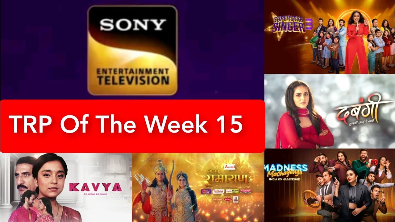 Sony Tv All Serial's BARC TRP Report Of The Week 15 2024 - YouTube