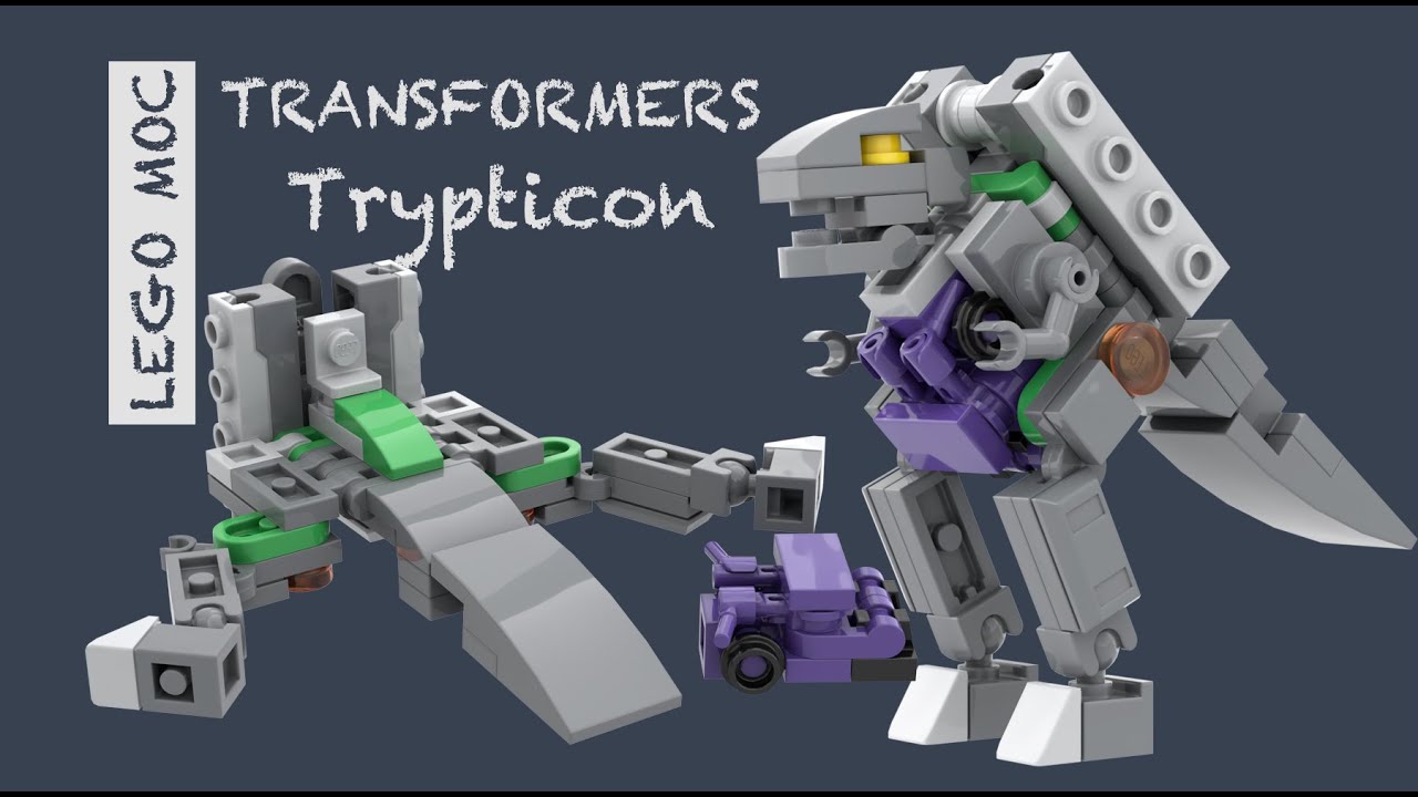 Lego Transformers G1 Trypticon MOC Instruction - YouTube