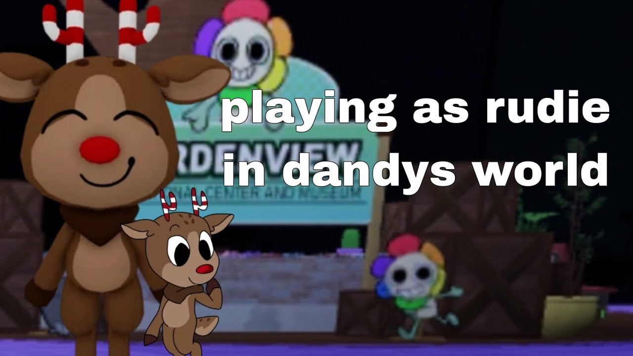 Playing as rudie in dandys world - YouTube