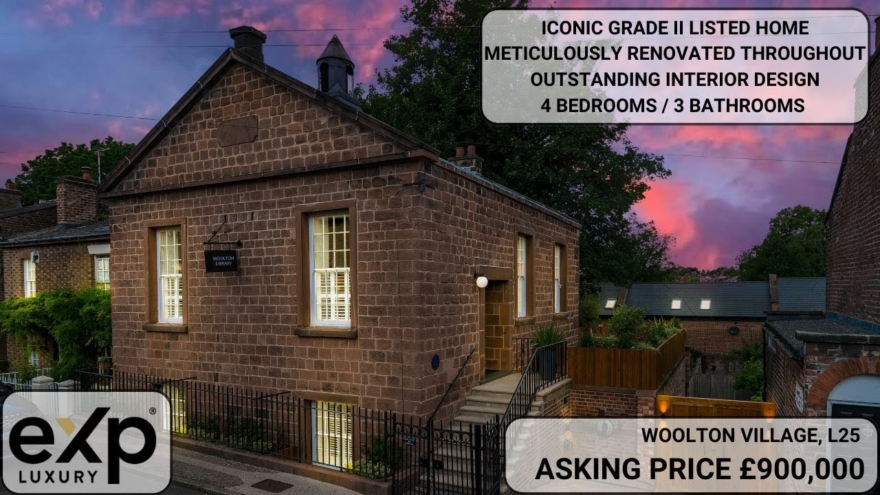 🌟£𝟵𝟬𝟬,𝟬𝟬𝟬 | 𝗪𝗼𝗼𝗹𝘁𝗼𝗻 𝗟𝗶𝗯𝗿𝗮𝗿𝘆, 𝗪𝗼𝗼𝗹𝘁𝗼𝗻 𝗩𝗶𝗹𝗹𝗮𝗴𝗲, 𝗟𝟮𝟱 | 𝗟𝘂𝘅𝘂𝗿𝘆 𝗚𝗿𝗮𝗱𝗲 𝗜𝗜 ...