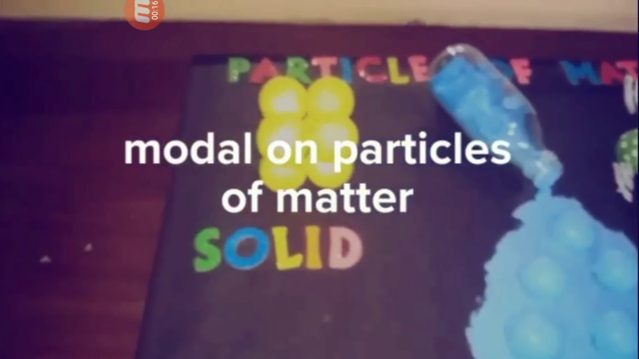 modal on particles of matter - YouTube