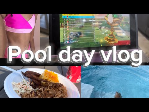 Pool day vlog - YouTube