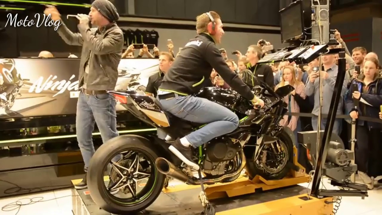 kawasaki H2R Test Speed - YouTube