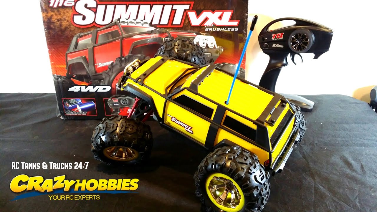 TRAXXAS SUMMIT VXL 1/16 RTR 4WD Monster Truck - YouTube