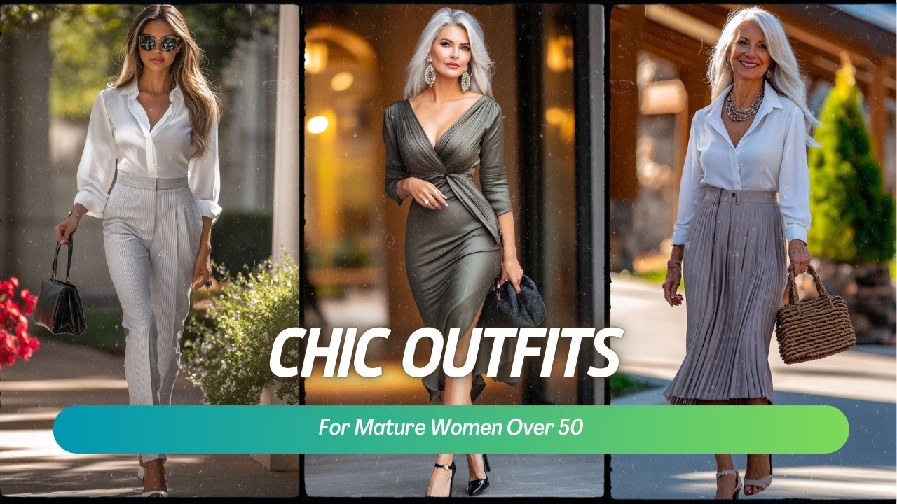 Effortless Elegance: Chic Outfits for Mature Women Over 50 - YouTube