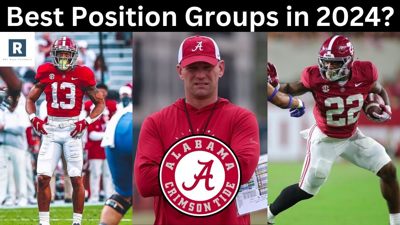 Alabama Football Position Rankings | Alabama Football 2024 - YouTube