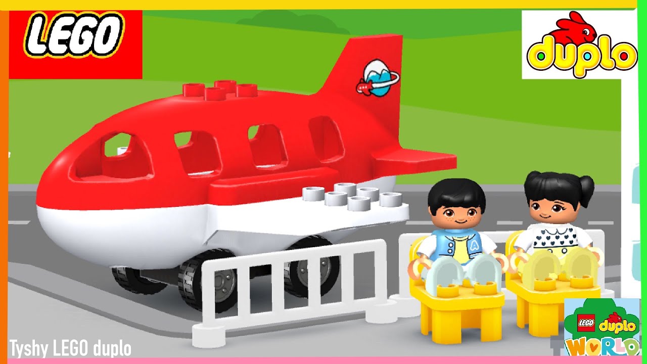 🥳 LEGO duplo | LEGO duplo world airplane adventures 🌈 - YouTube