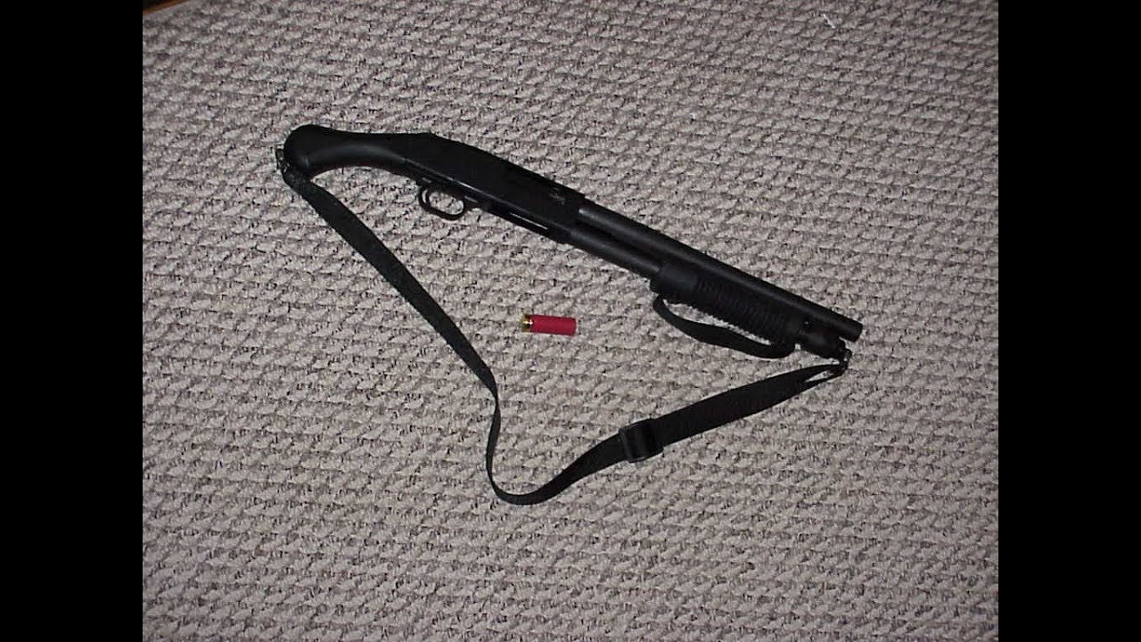 Mossberg 590 Shockwave Sling - YouTube