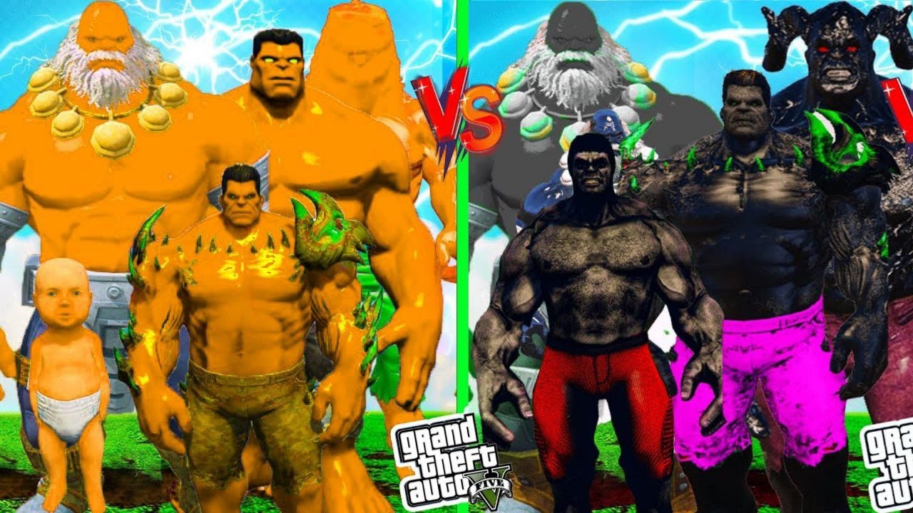 Franklin Purchasing $1 GIANT BLACK AND GOLDEN HULK Family to ...