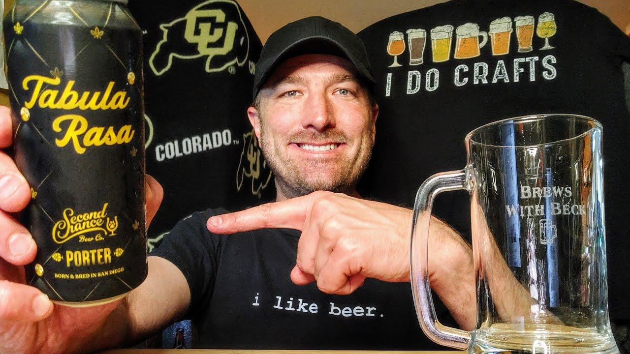 Second Chance Beer Company 🍺🐾 Tabula Rasa - Porter 🍺 #Beer #Review # ...