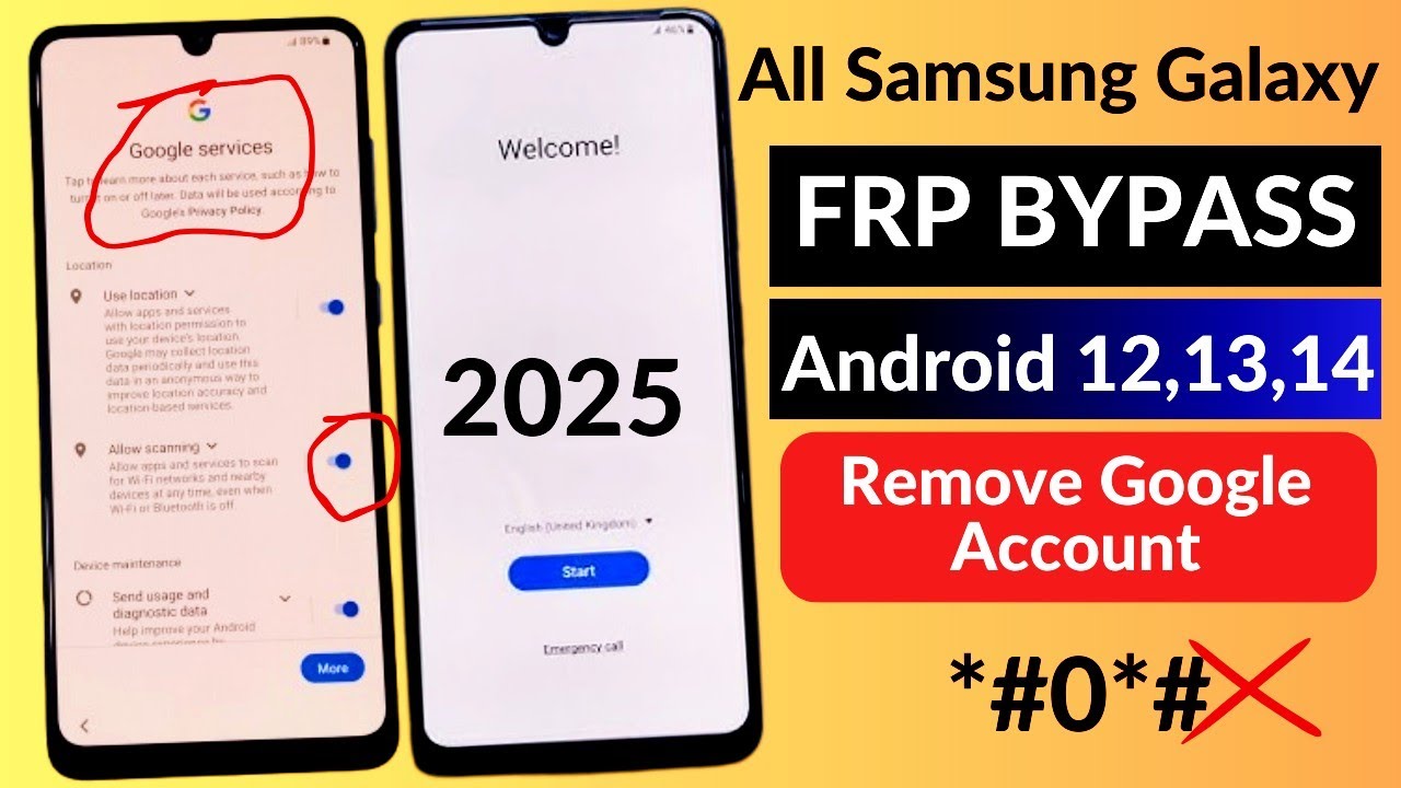 Samsung FRP Bypass 2025 ADB Enable Fail NEW Unlock FRP - Samsung FRP ...