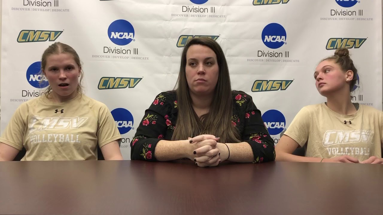 CMSV Women's Volleyball Press Conference After First Round Playoff Win ...