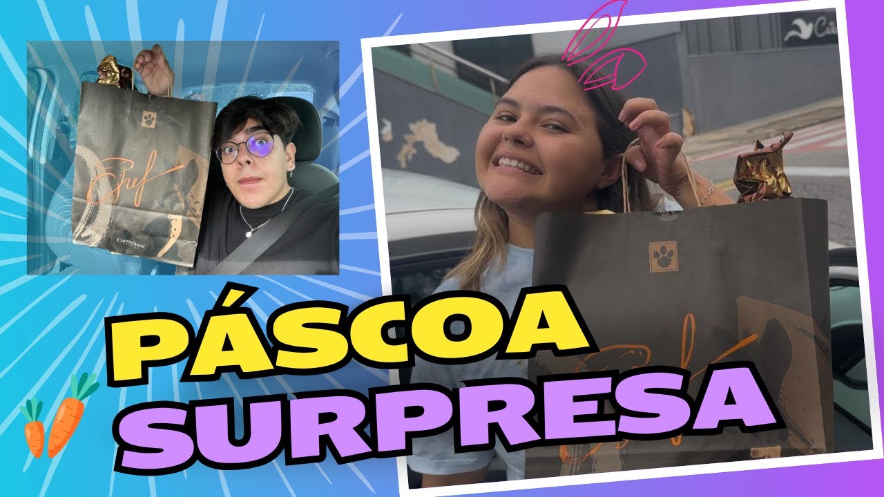 DAILY VLOG #3: FIZ UMA SURPRESA DE PÁSCOA PARA MINHA NAMORADA (ELA ...