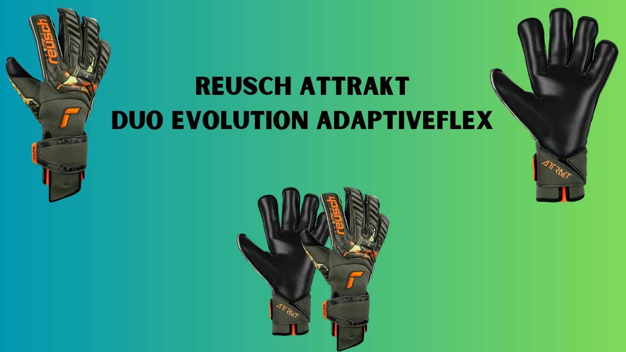Reusch Attrakt Duo Evolution AdaptiveFlex Goalkeeper Glove Review - YouTube