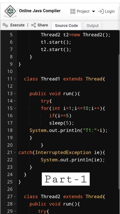 MULTI THREAD IN JAVA PROGRAMMING| JAVA CODE | #engineering #programming #java #webdesign - YouTube