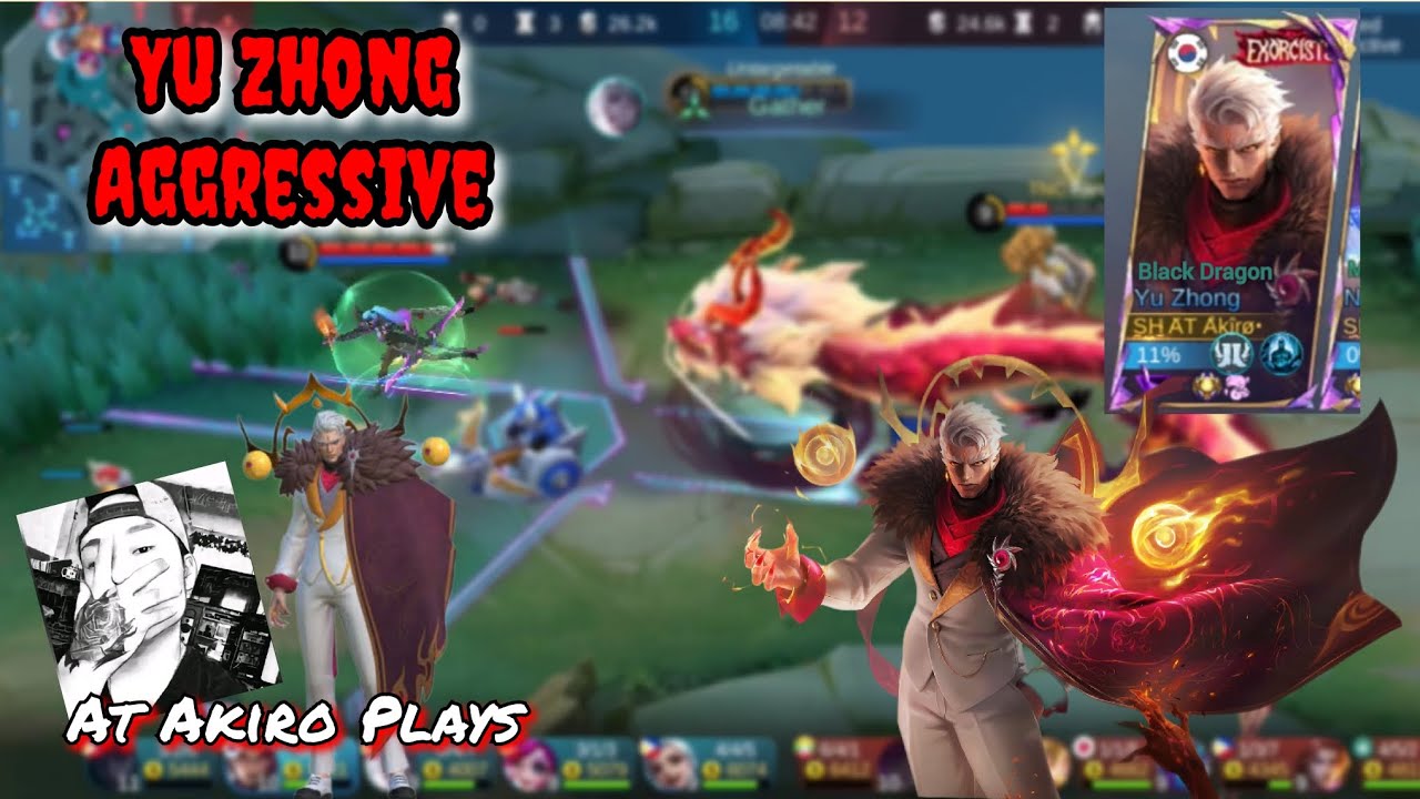 Yu Zhong Aggressive (First try in Rank Game) _AT Akiro Plays_ - YouTube