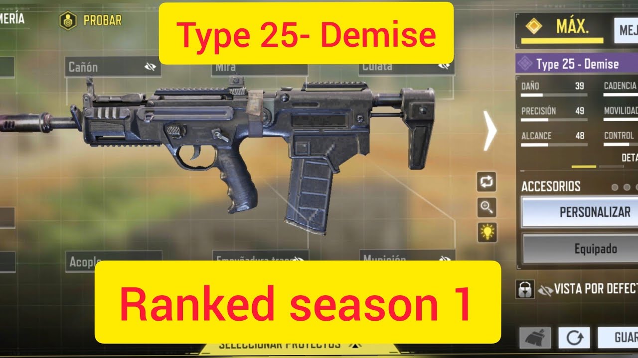 Type 25 Demise en ranked sin accesorios - YouTube