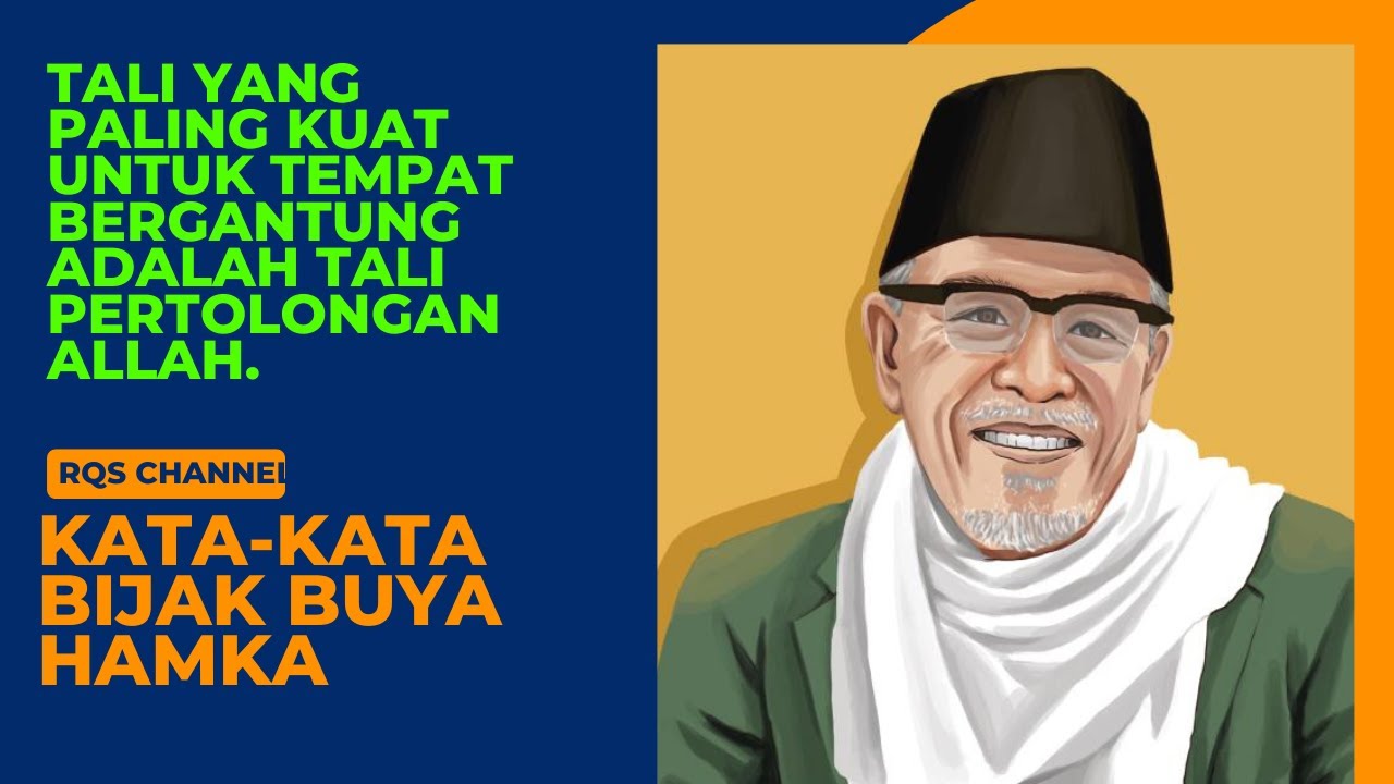 Kata-kata bijak penuh makna Buya Hamka ulama kharismatik|quote islami ...