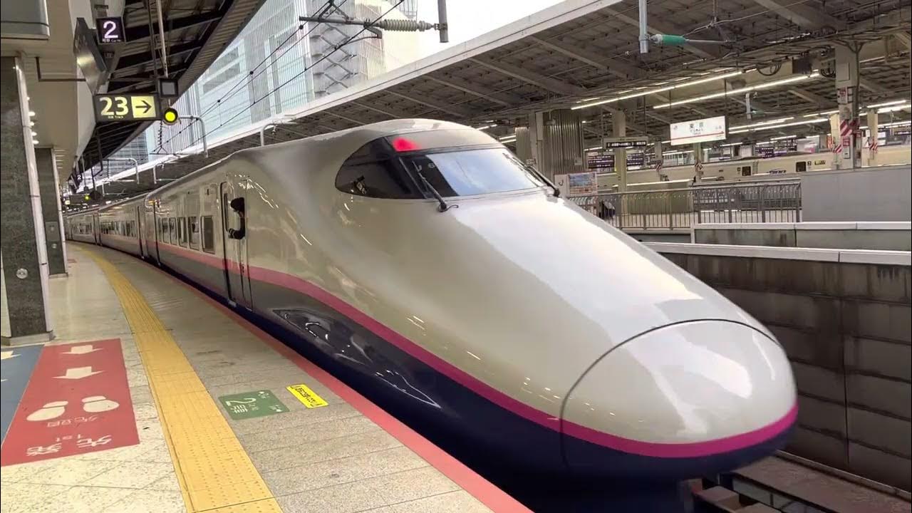 E2系J63編成 たにがわ401号ガーラ湯沢行き 東京駅発車 - YouTube