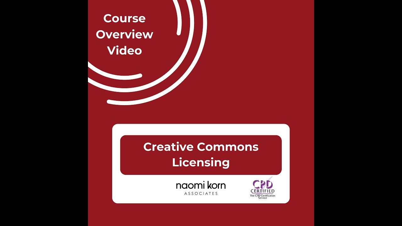 Creative Commons Licensing - YouTube