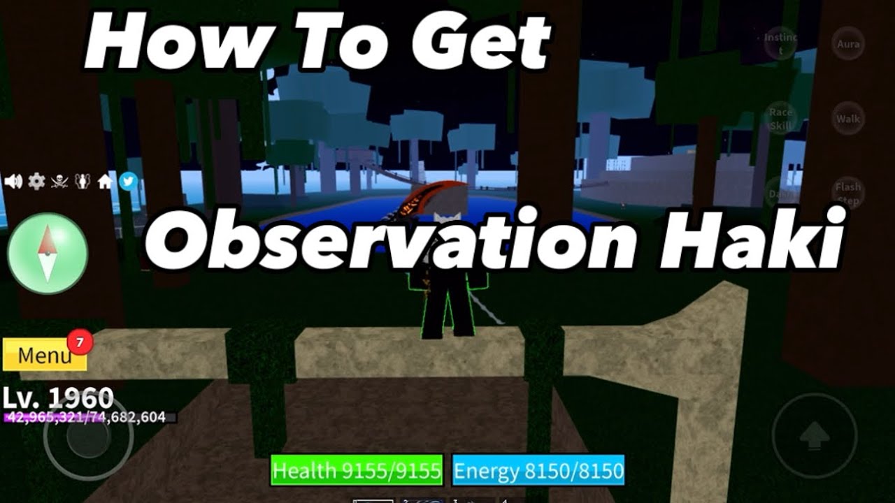 How To Get Observation Haki(Blox Fruits) - YouTube